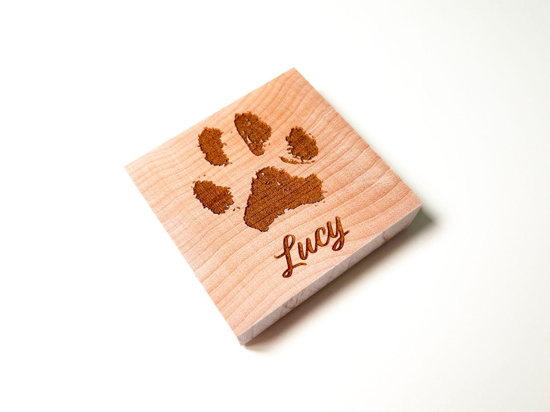 Custom Paw Print Stamp - Etsy