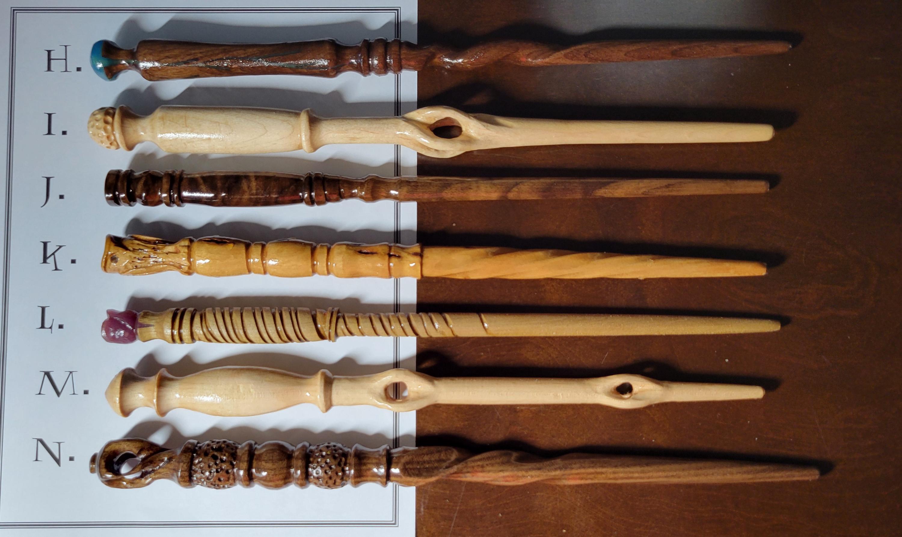 Wizard Wands- Handcrafted Wizard and Witch Wands. Real Hardwood and ...