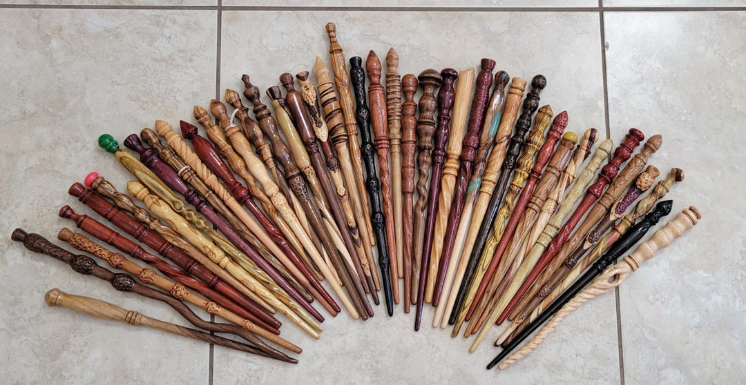 Handmade Hardwood Wizard Wand: Unique Wands for Wizard and Witch Fans ...