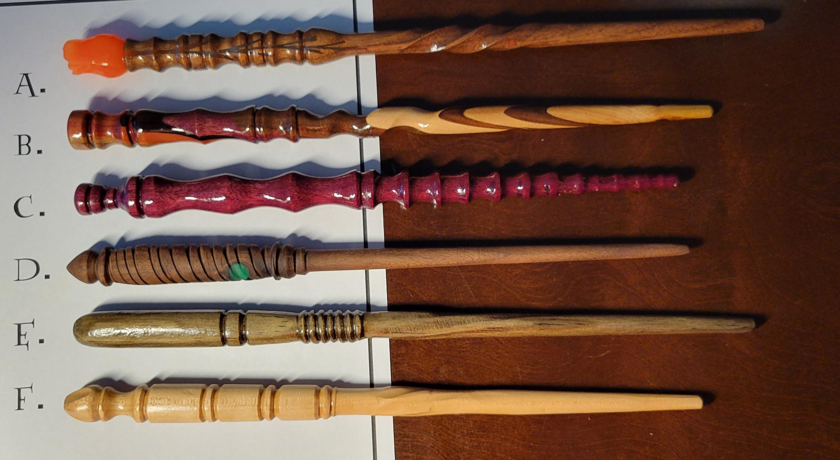 Wizard Wands- Handcrafted Wizard and Witch Wands. Real Hardwood and ...
