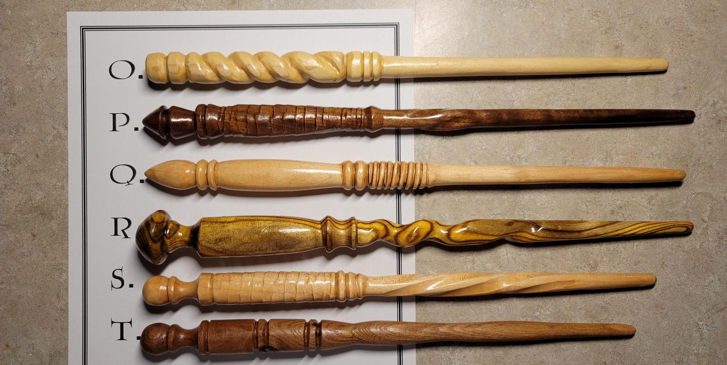Wizard Wands- Handcrafted Wizard and Witch Wands. Real Hardwood and ...