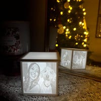 Personalised Lithophane Light Box - Etsy