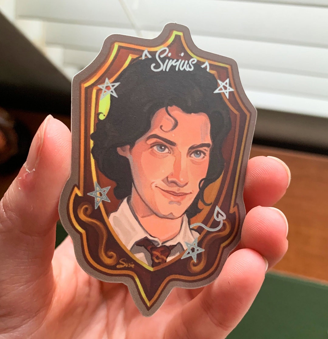 Sirius Black HP Marauders Sticker - Reflective/matte Sticker - Etsy