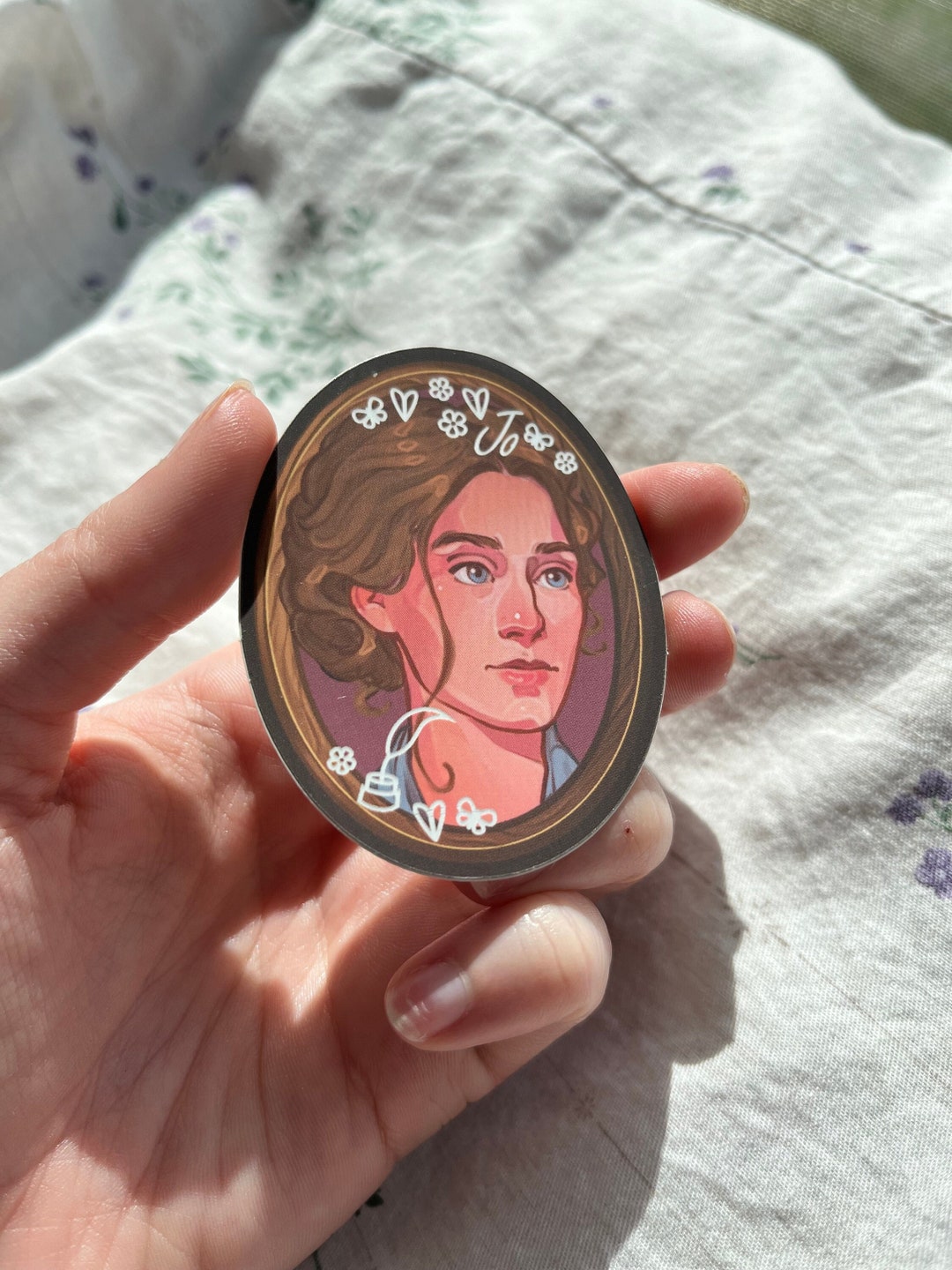 Jo March Sticker Florence Pugh Little Women Matte/reflective Sticker - Etsy