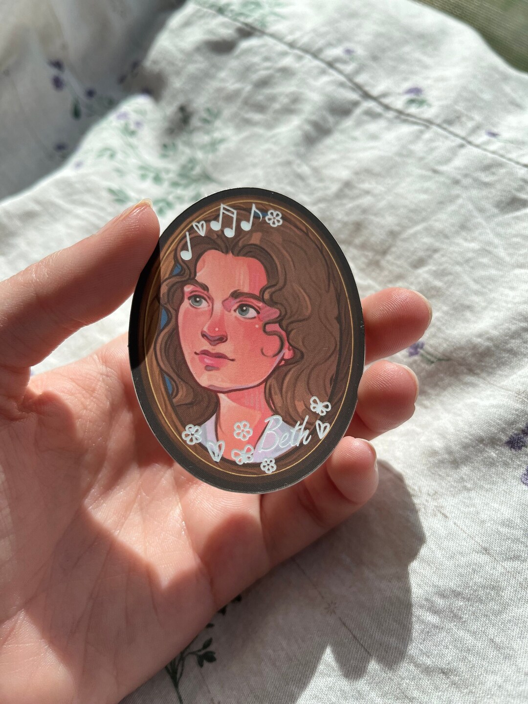 Beth March Sticker Florence Pugh Little Women Matte/reflective Sticker ...