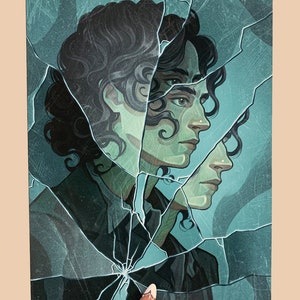 Regulus Black HP Marauders Broken Mirror Matte Poster Print - Etsy