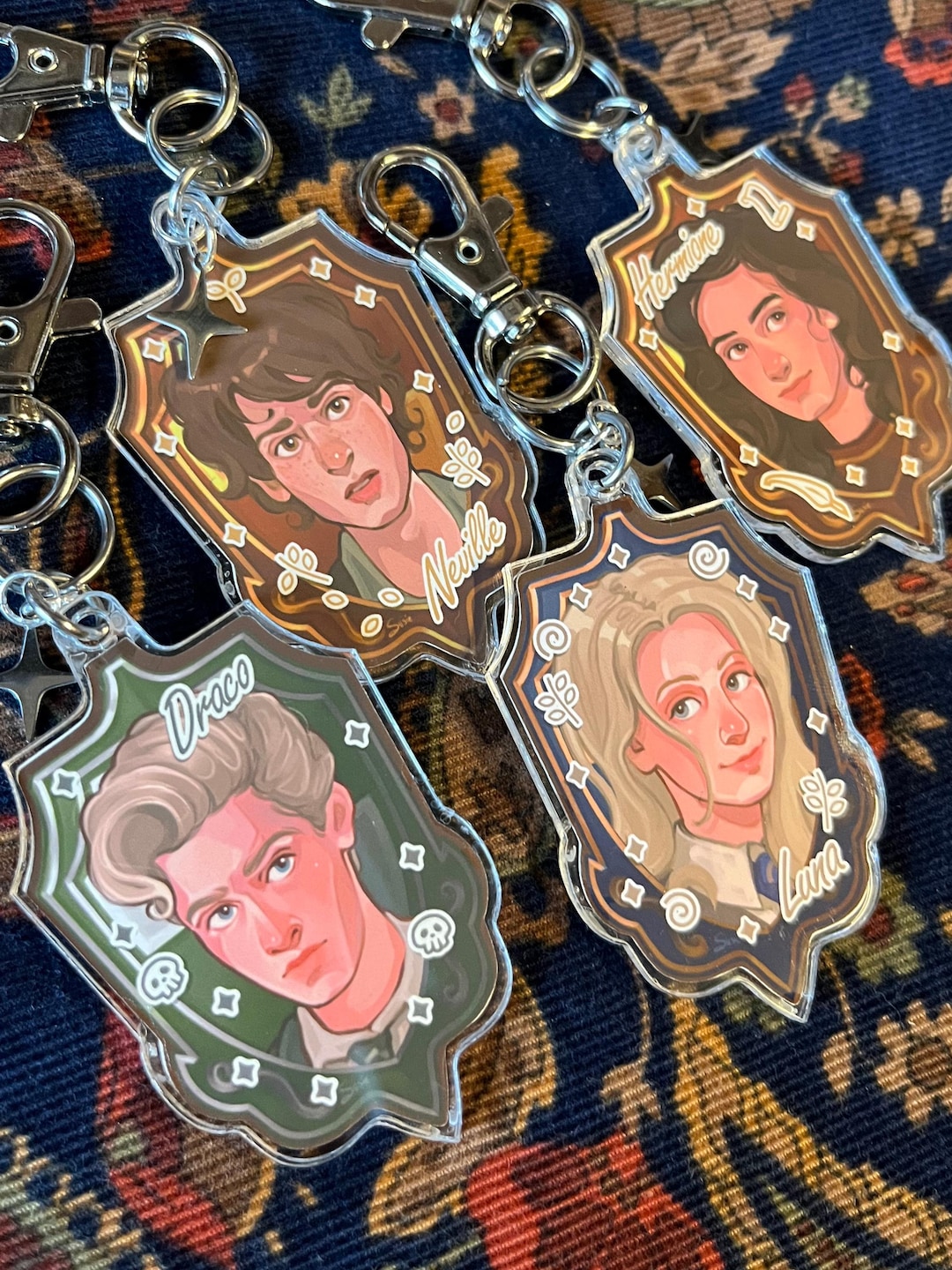 HP Golden Era Character Keychain - Hard Plastic Acrylic Custom ...