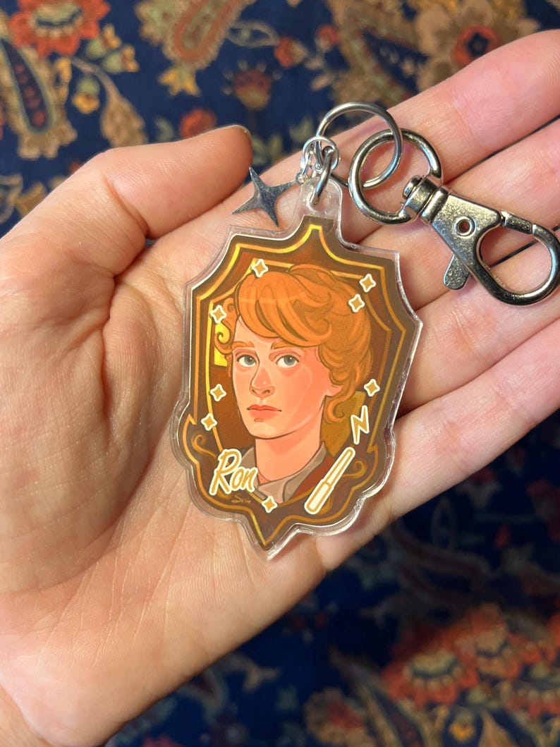 HP Golden Era Character Keychain - Hard Plastic Acrylic Custom ...