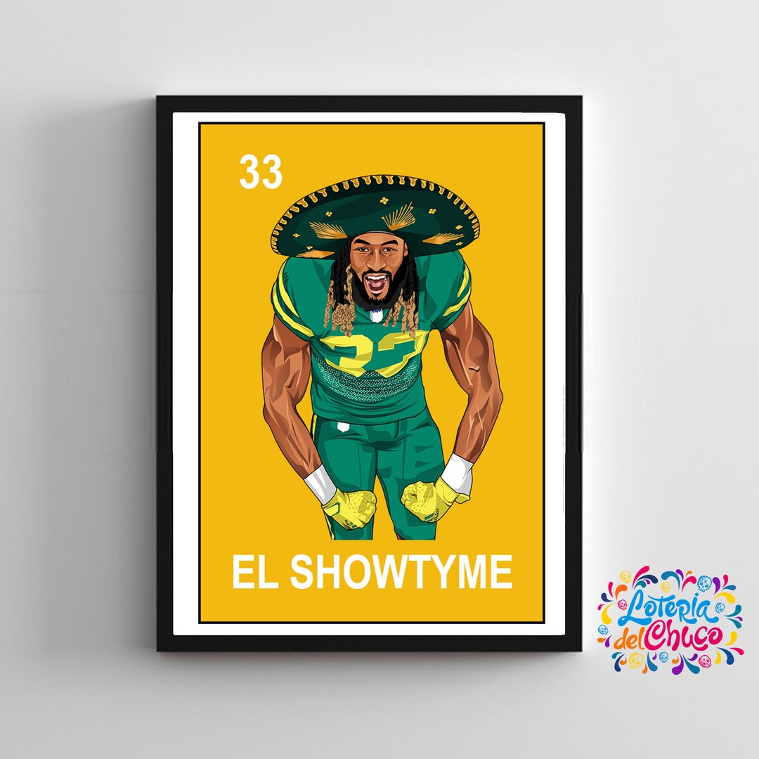 Loteria Del Chuco Card 33. "el Showtyme" 8.5" X 11" Full Color Print on ...