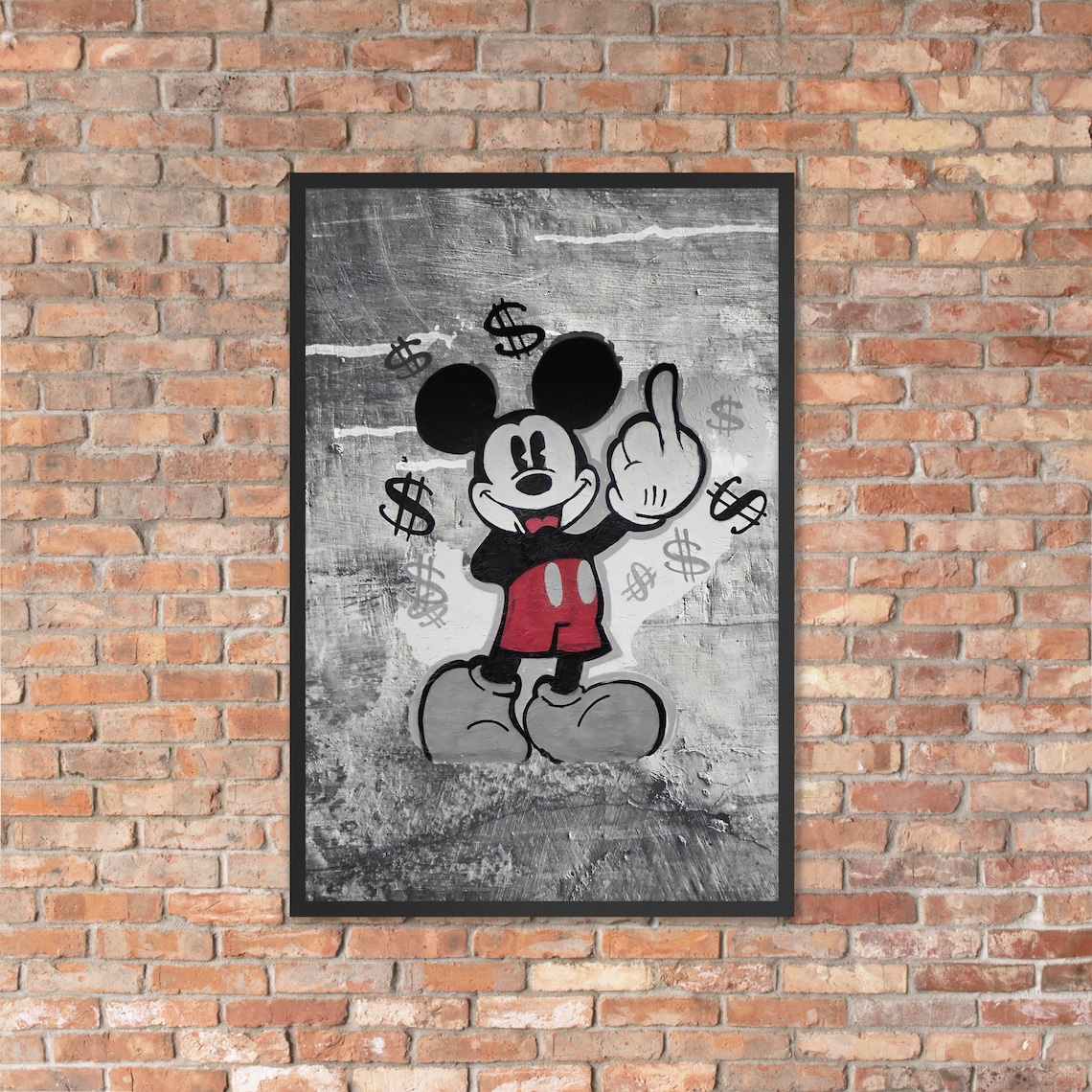 Mickey Mouse Throwing Money