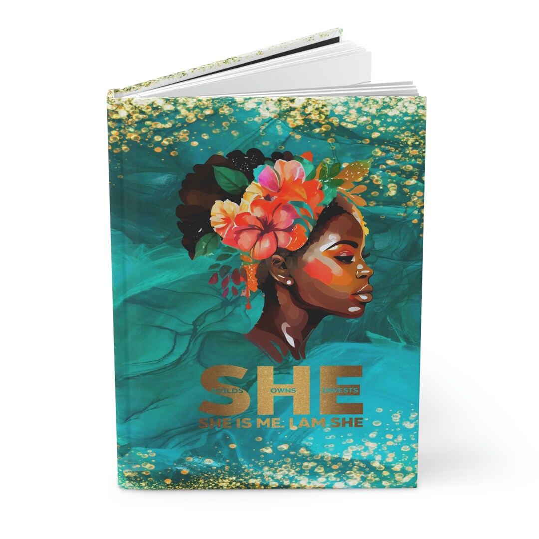 She Builds, She Owns, She Invests Hardcover Journal Blue - Etsy