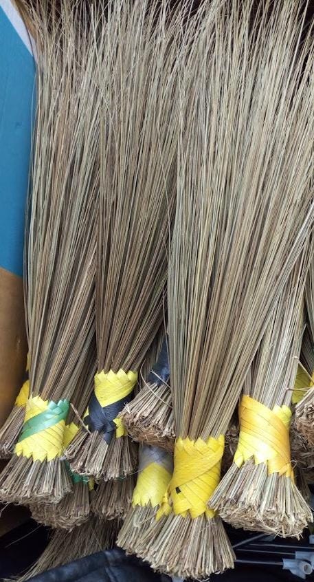 Natural Handmade Broom Igbale Aziza From West Africa Home Cleaner - Etsy