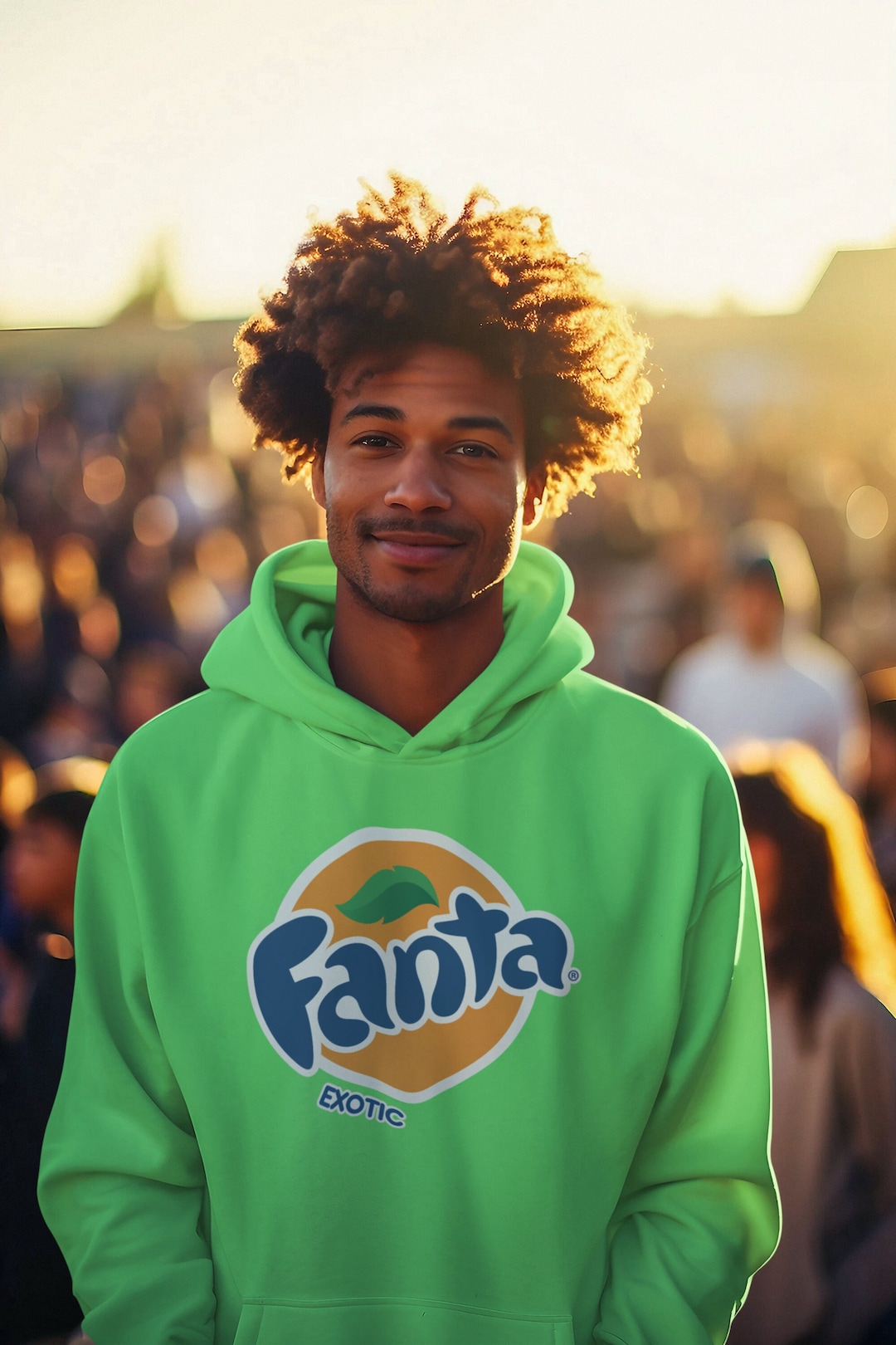 Fanta Exotic (limited Lime Green Edition) Hoodie - Etsy