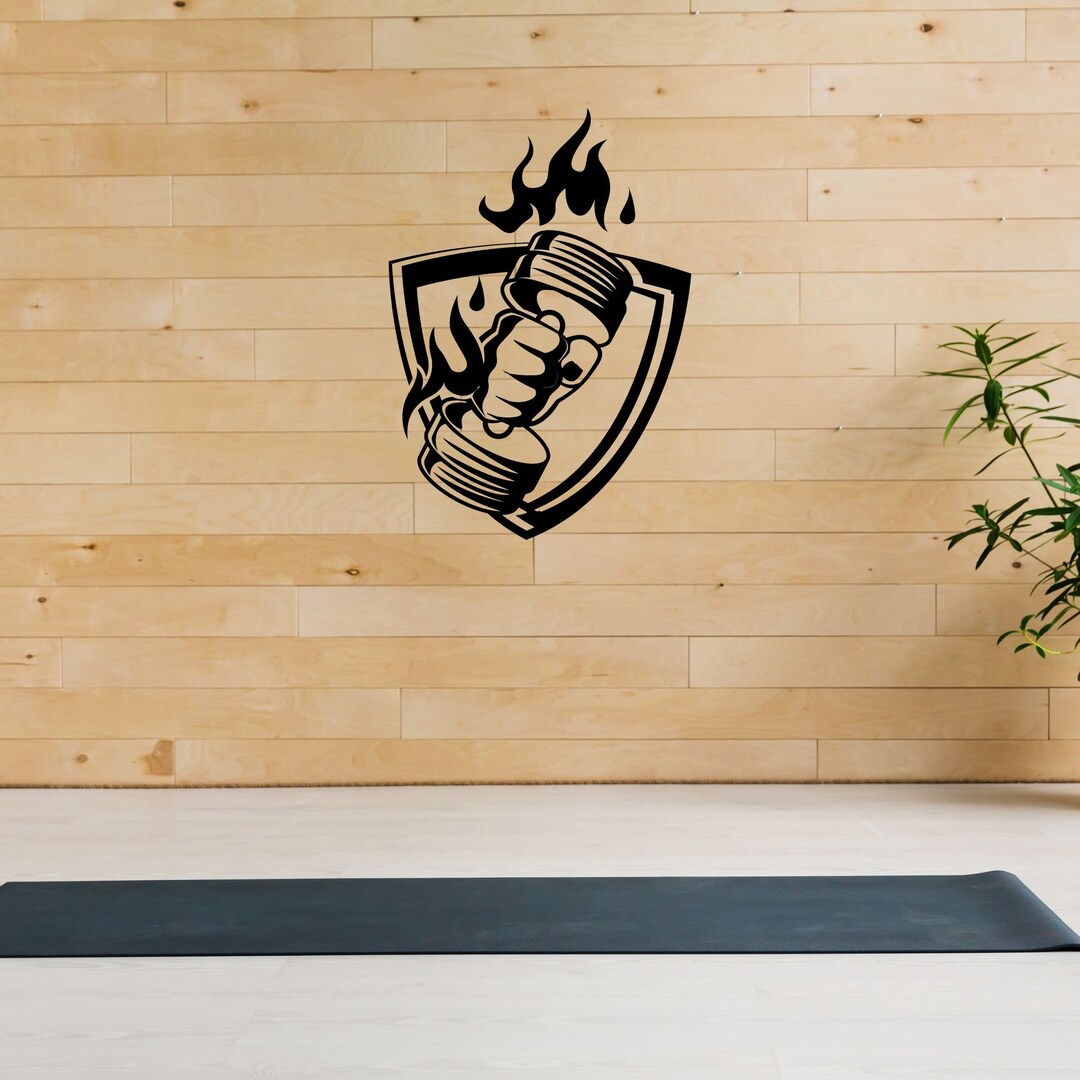 Vinyl Sticker for Your Home Gym Wall Decal Gym Sticker - Etsy