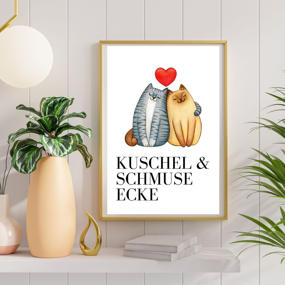 Poster Cuddly and Cuddly Corner Instant Download DIN - Etsy