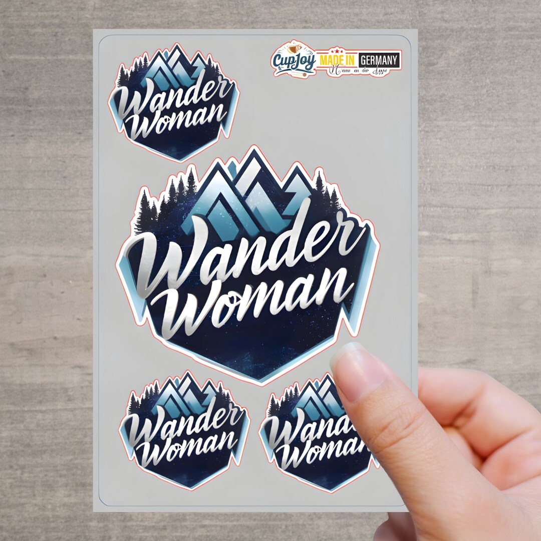 Wander Woman Sticker Mother's Day Gift Outdoor Stickers for Women - Etsy