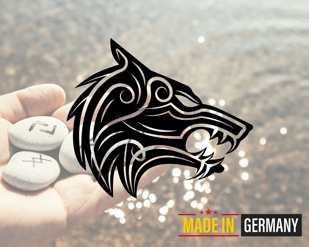 Vinyl Sticker Wolf Odin, Valhalla Vinyl Decor Norse Mythology - Etsy