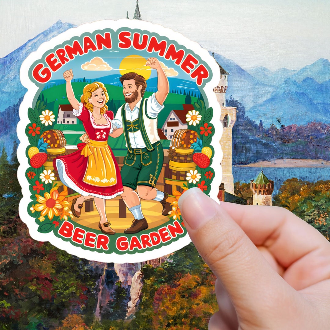 Sticker German Summer Weatherproof Outdoor and Laptop Sticker Vinyl ...