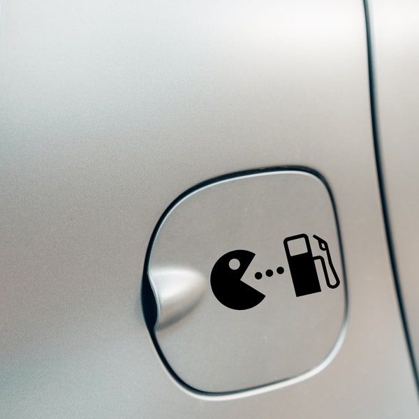 Pacman Tank Cap Sticker - Etsy