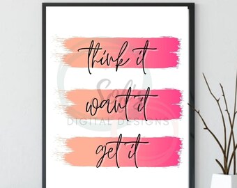 Remember Why You Started Digital Print, Motivational Poster ...