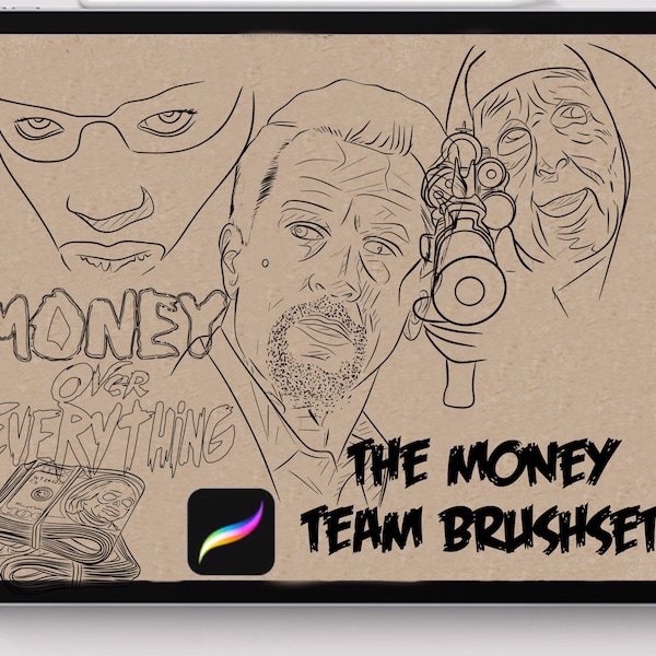 Money Tattoo Stencil - Etsy