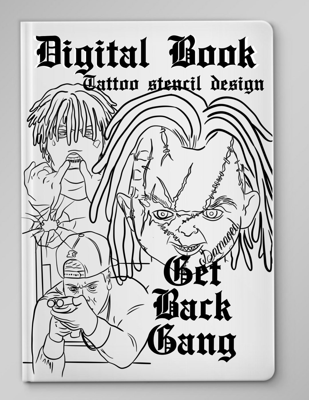Digital Design Ebook Print Get Back Gang Stencil - Etsy