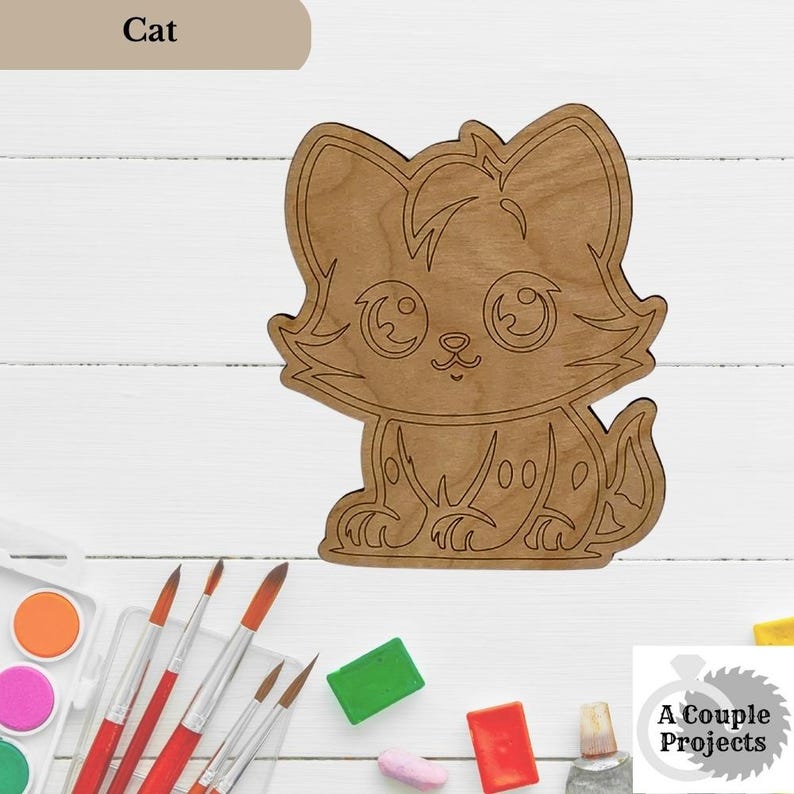 DIY Kids Paint Pack Craft Kit - Paint Your Own Pets! - Etsy