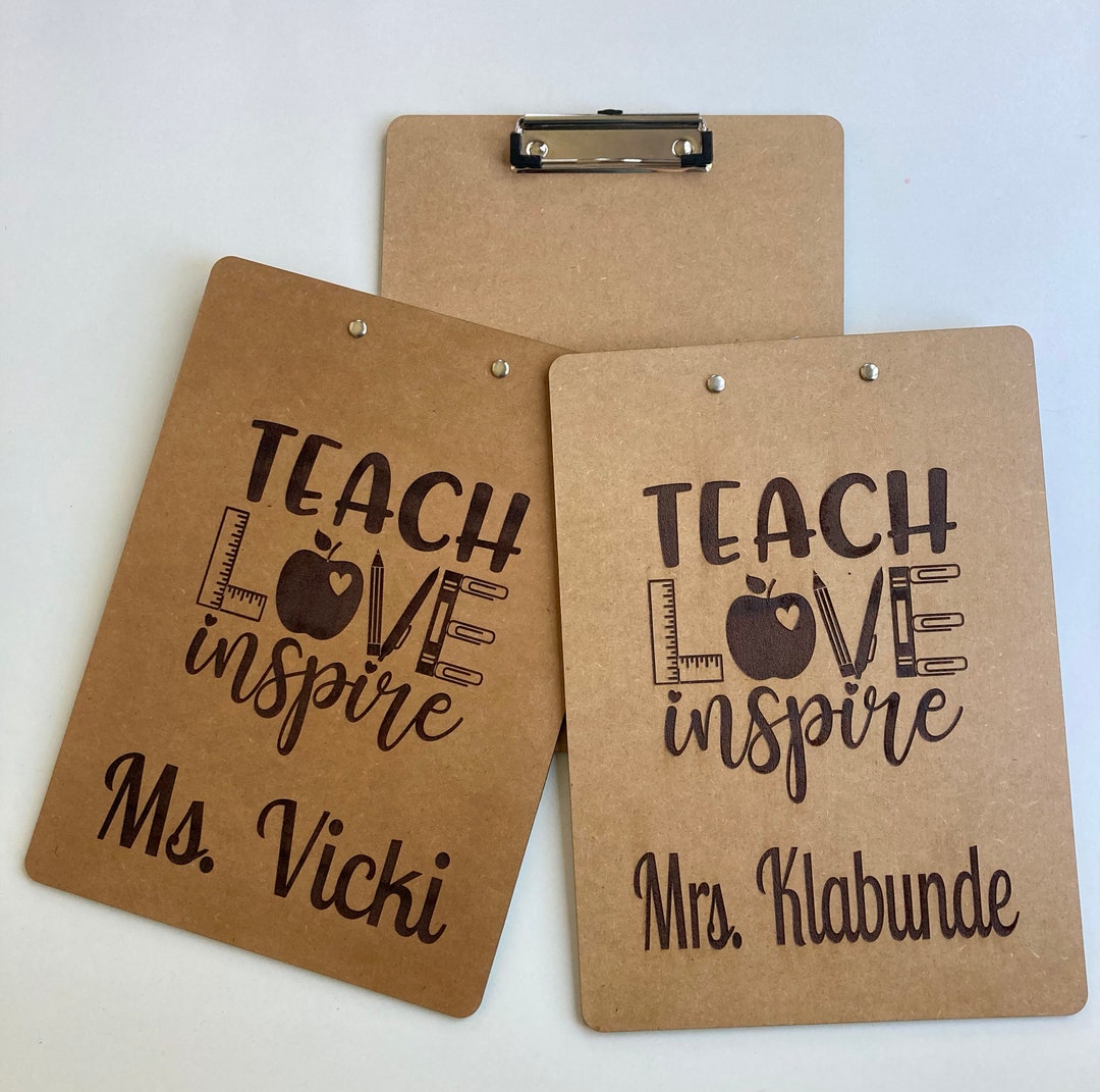 Personalized Teacher Clipboard - Etsy