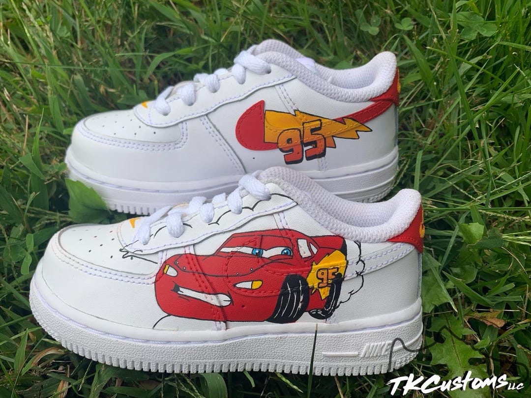 Custom Inspired Lightning Mcqueen Shoes | Baby Shoes | Toddler Shoes ...