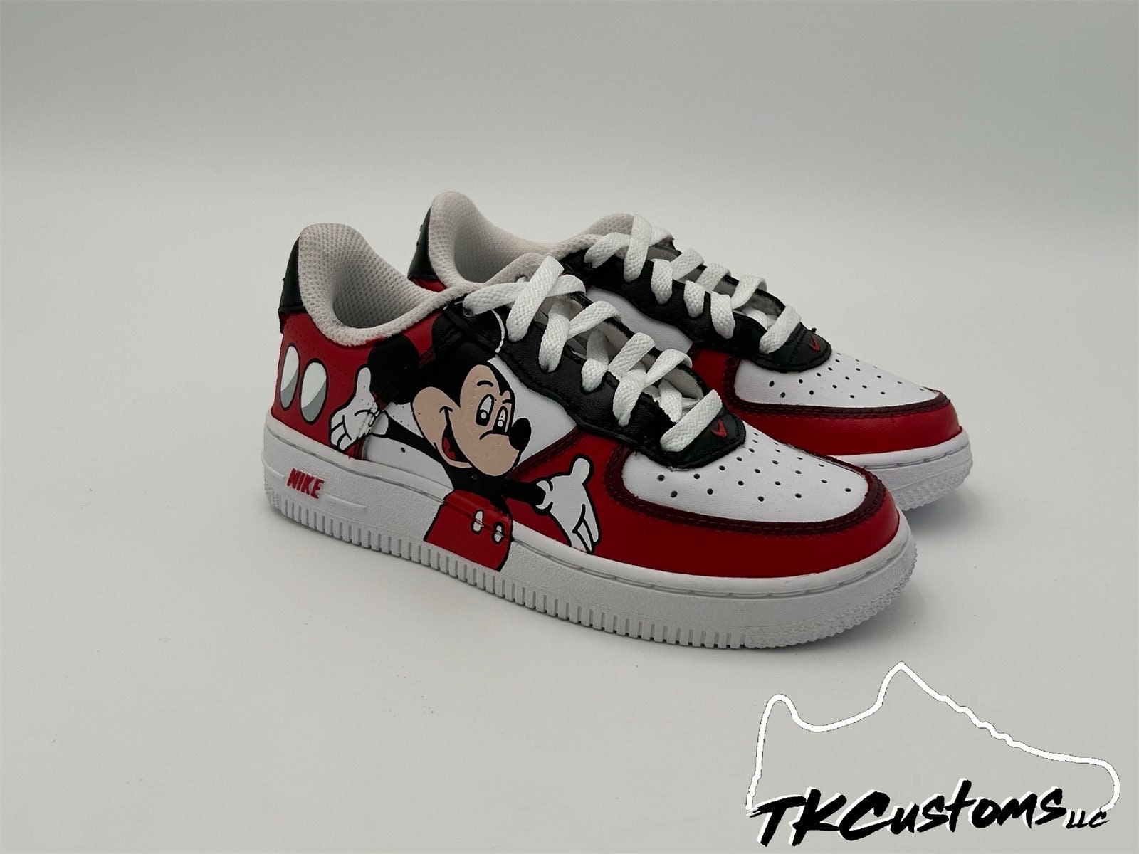 Custom Mickey Mouse Shoes | Kid Customs| Custom Sneakers | Custom Shoes ...