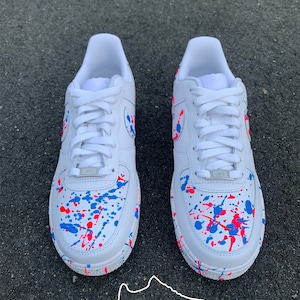 Custom Splatter Painted Unisex Sneakers - Etsy