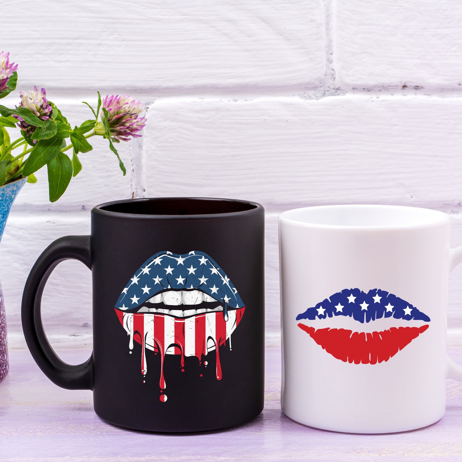 USA Lips SVG American Lips SVG Usa Flag Lips Svg - Etsy Canada