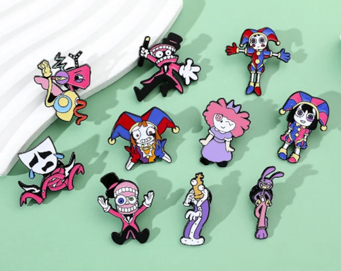 Enamel Pin Set the Amazing Digital Circus Pre-order :D - Etsy