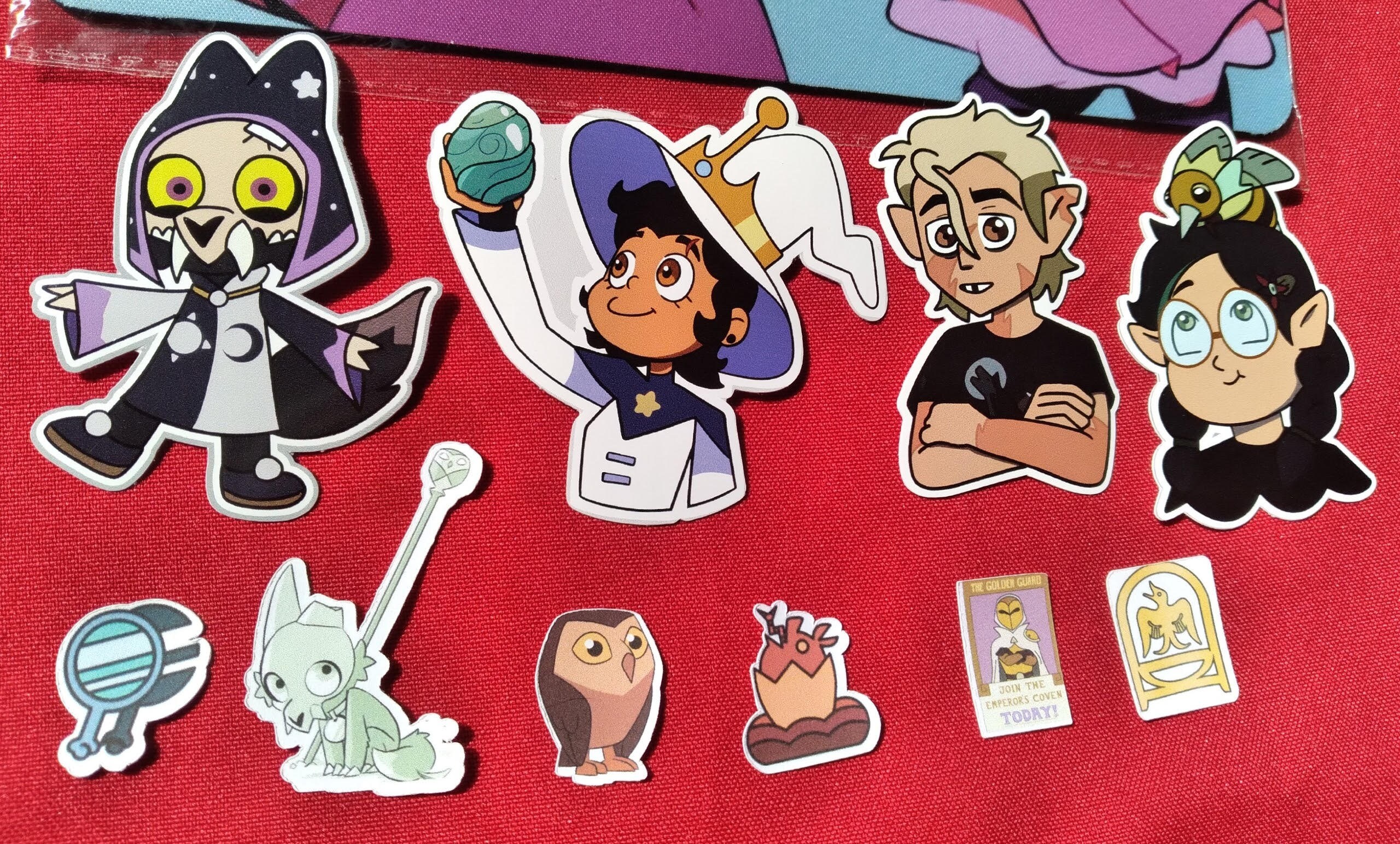 Owl House Merch Bundle Pins/earrings/thanks to Them Owl House - Etsy Canada