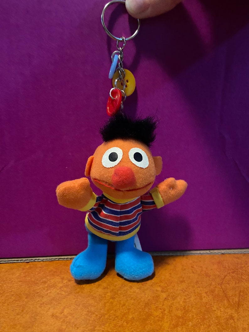 Ernie Muppets Inspired Upcycled Keychain, Muppets, Sesame Street ...