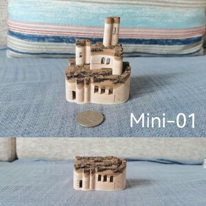 Telescopic Magic Castle Toy,wood Carving,wood Pop-up Log Castle ...