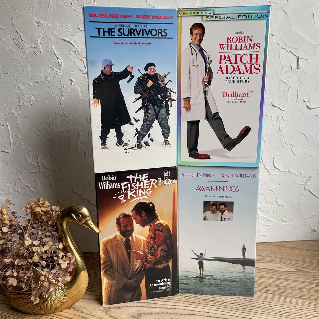 Vintage Robin Williams VHS Movie Bundle --the Fisher King -awakenings ...