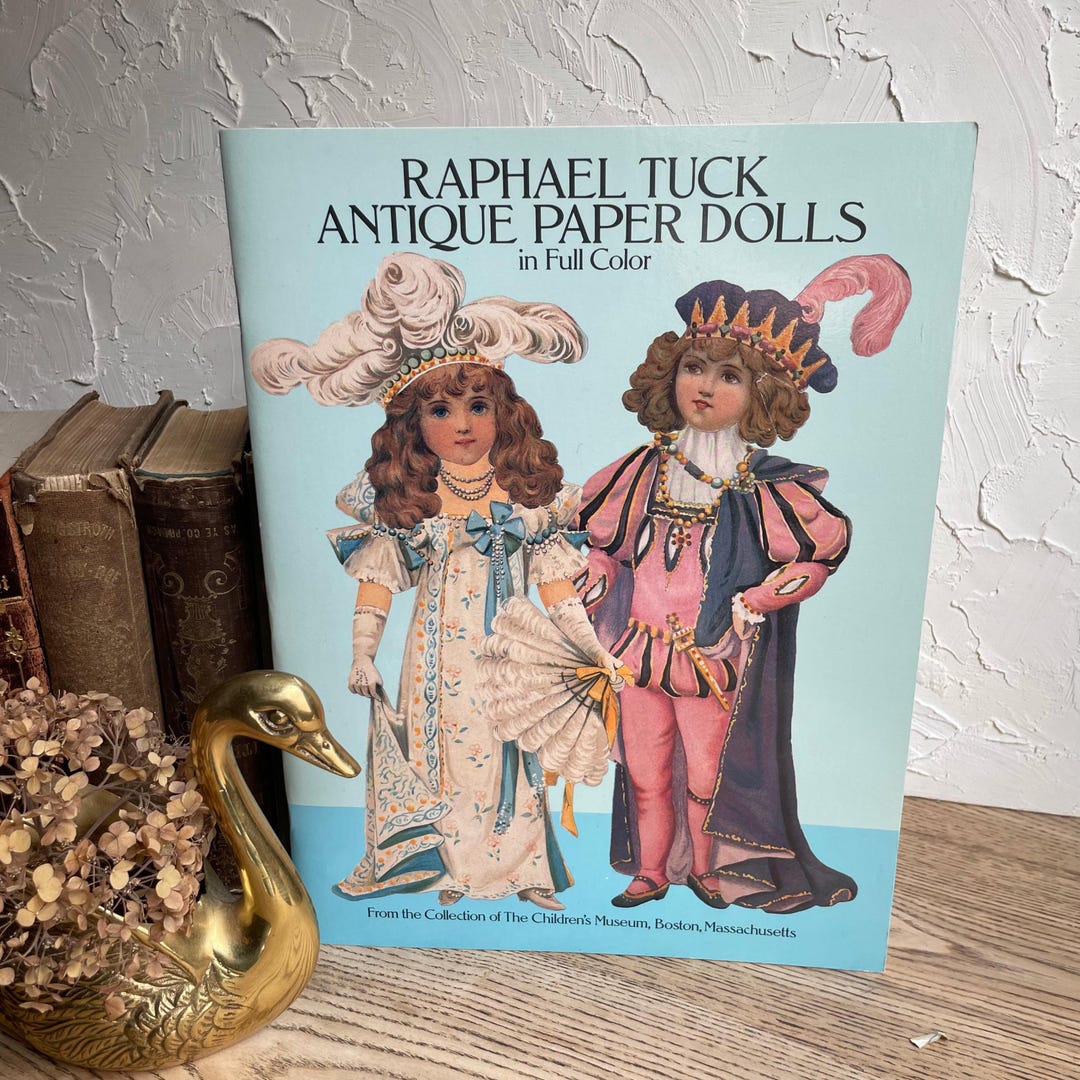 Vintage LIKE NEW-- 1980s Raphael Tuck Antique Paper Dolls in Full Color ...