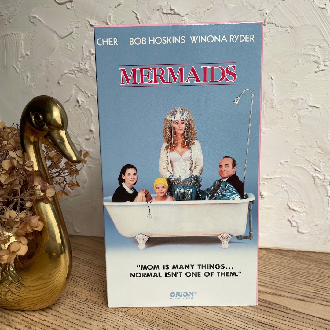 1990 Mermaids VHS Movie -90s Teen Comedy - Starring Cher, Winona Ryder ...