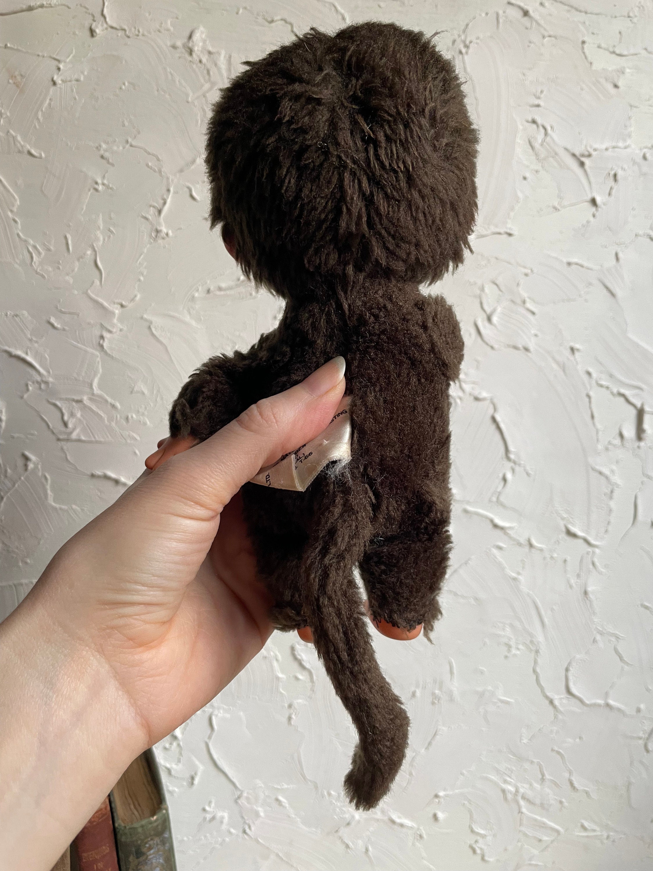 Vintage Monchhichi 1974 Rare Blue Eyes Plush Doll 8 Collectable ...