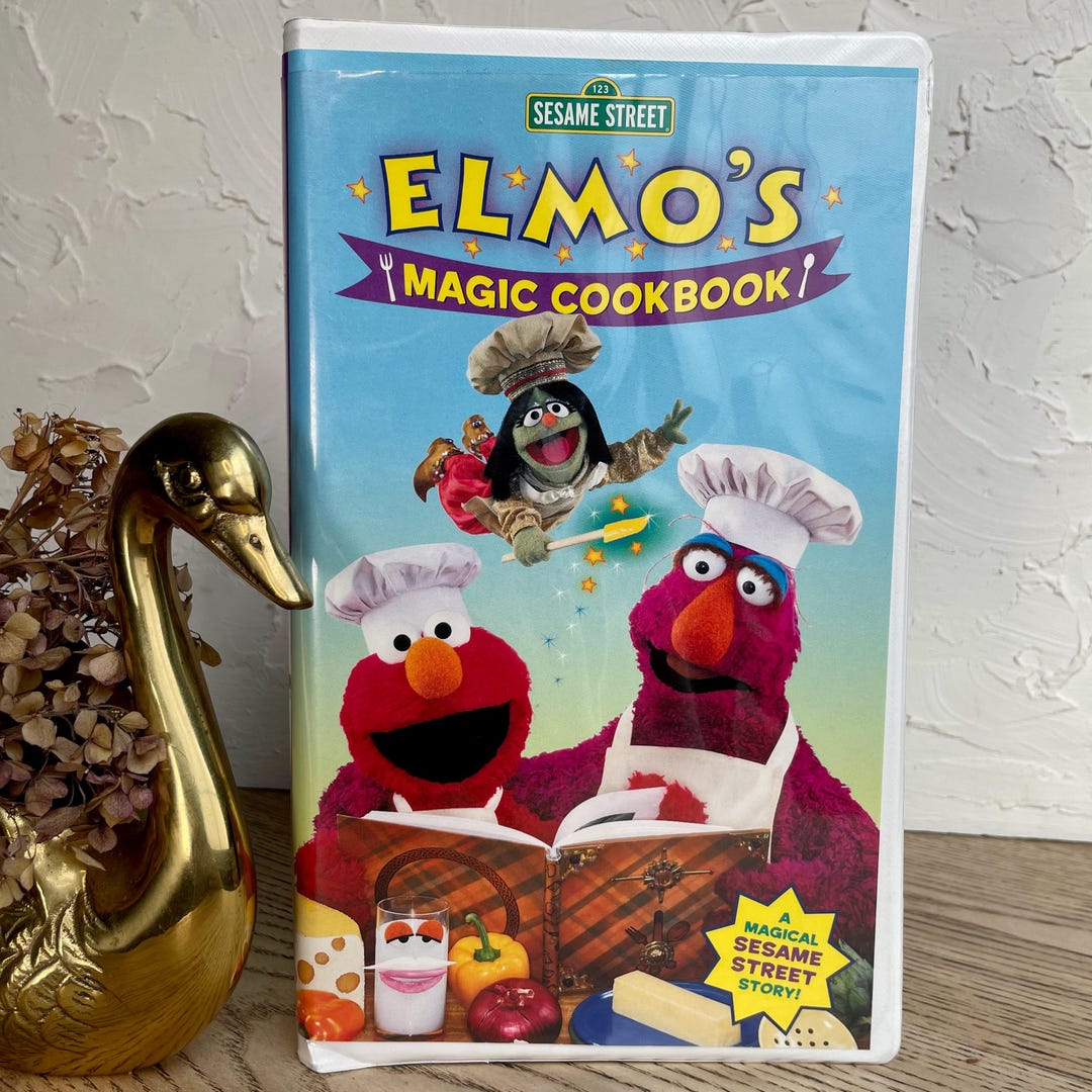 2000s Elmo's Magic Cook Book VHS Clamshell - Etsy