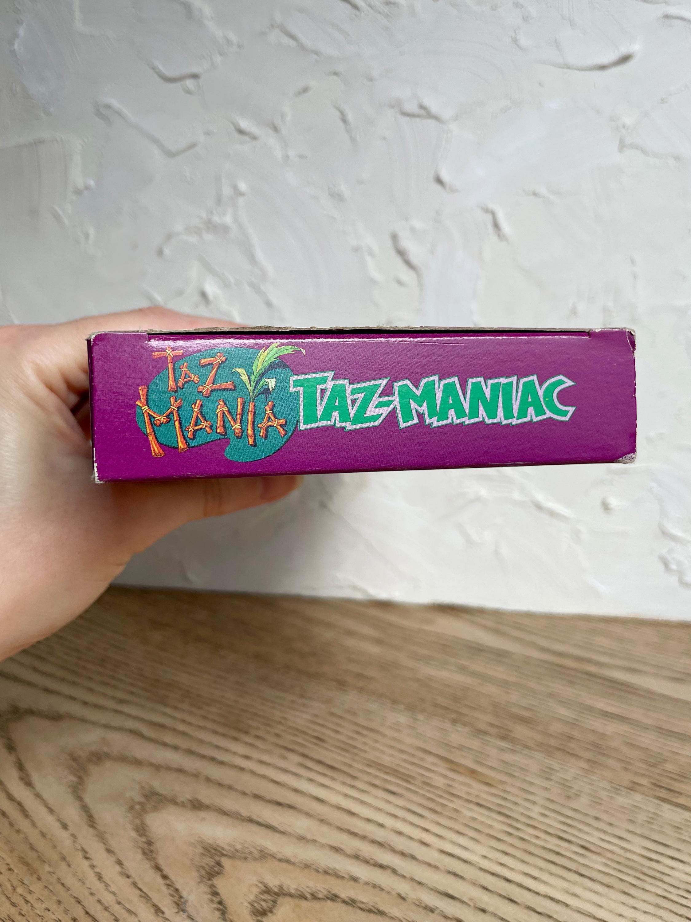 1990s Taz Mania: Taz Maniac VHS Cartoon --tasmanian Devil Warner Home ...