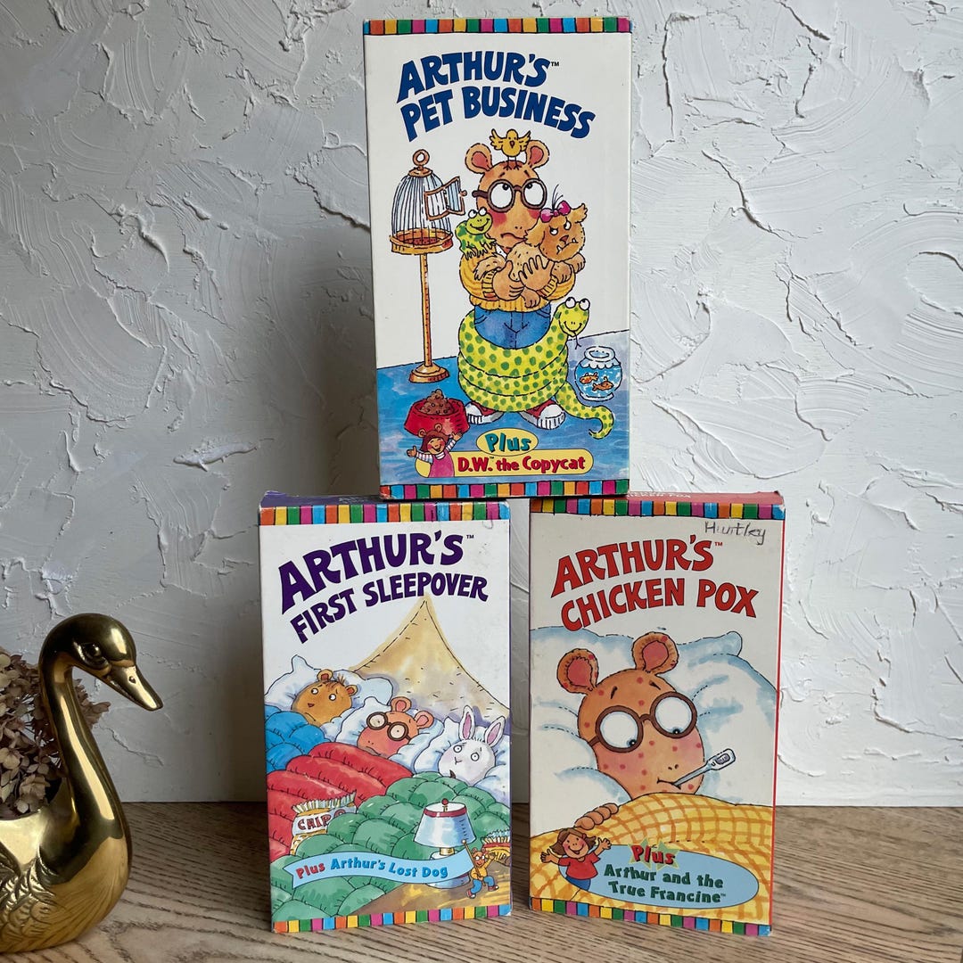 1990s Arthur Bundle VHS: Arthur's Pet Business, Arthur's First Sleep ...