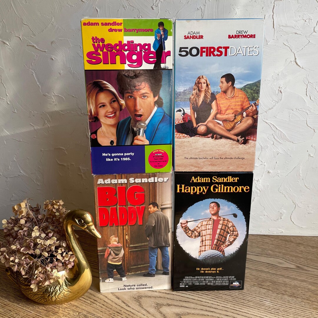 Vintage Adam Sandler VHS Movie Lot - Adam Sandler Comedy Movies -50 ...