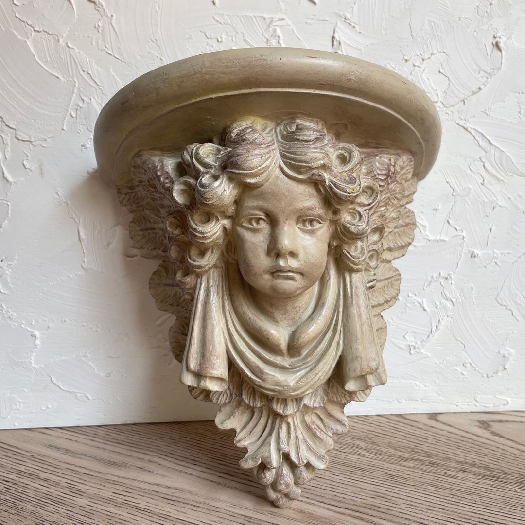 Vintage 3D Cherub Shelf - French Home Decor - Etsy