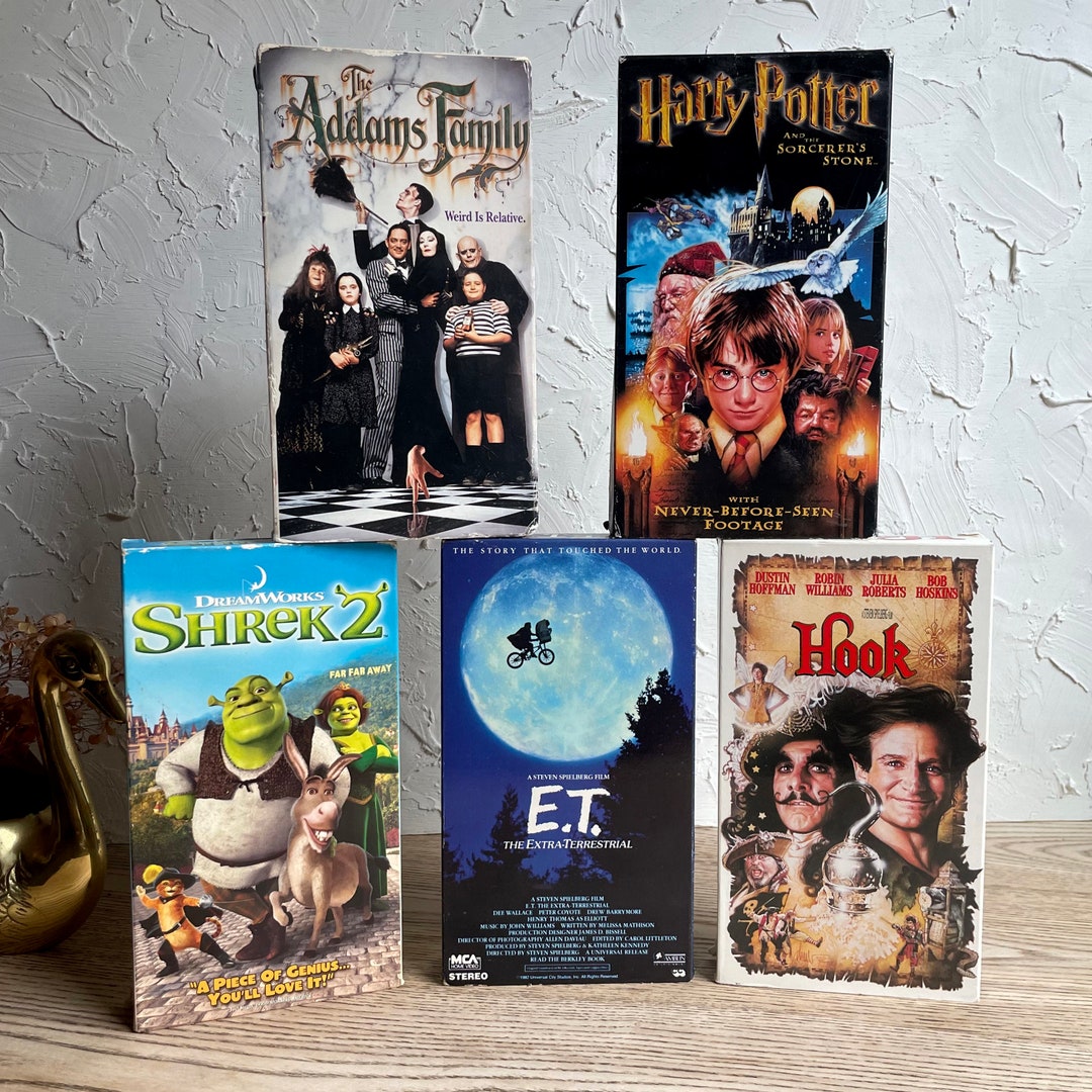 Vintage Family VHS Movie Bundle the Addams Family harry Potter and the ...
