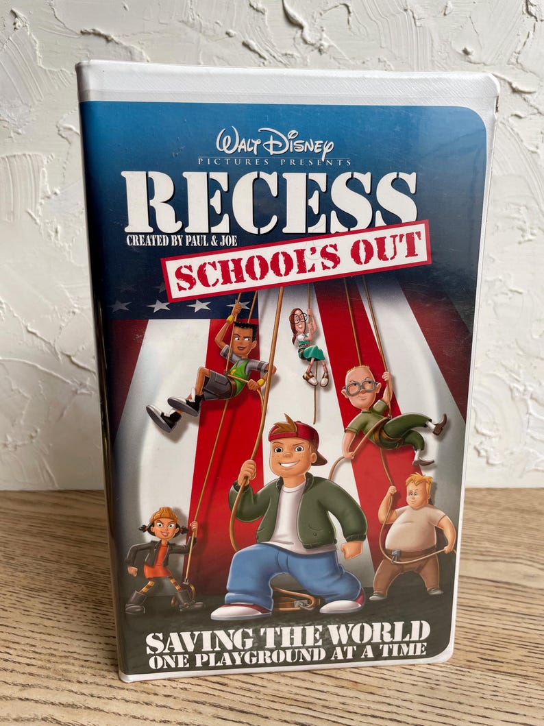 Vintage Recess: School's Out VHS Movies --nostalgic 2000s Kids Movie - Etsy