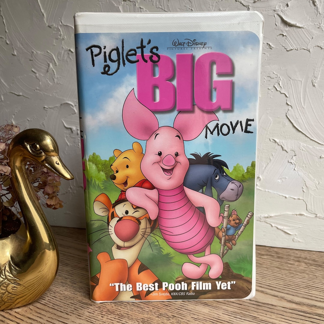 Vintage Piglet Big Movie (2003) Clamshell VHS Tape - - Etsy