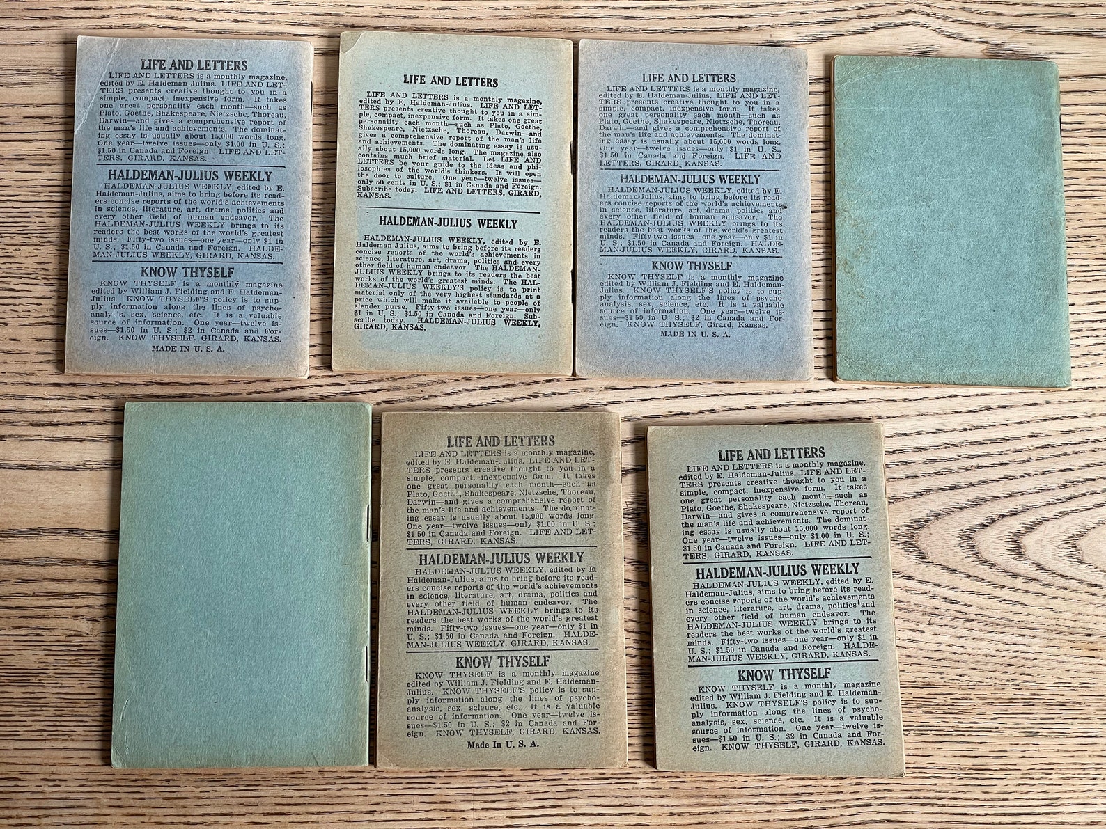 1920's William Shakespeare Miniature Pocket Books- Lot of 7 Antique ...