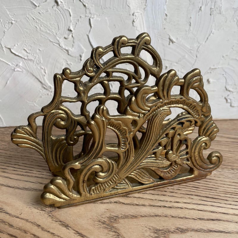 Brass Letter Holder - Etsy